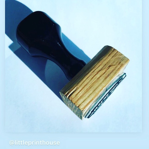 30mm Logo Stamp, Small Monogram, Personalised stamp, | littleprinthouse