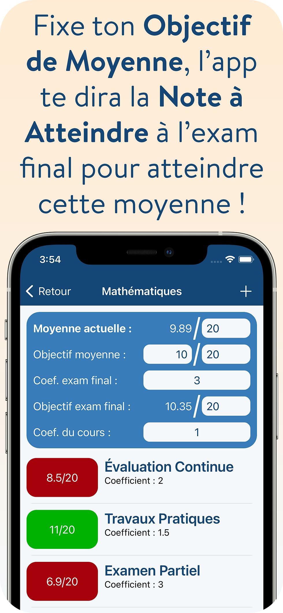 Moyenne & Note de Passage