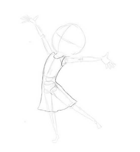Learn to draw Joy from Inside Out with a pencil. Step-by-step drawing ...
