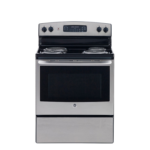 GE 30" ELECTRIC FREESTANDING RANGE STAINLESS STEEL - JCB530SMSS ...
