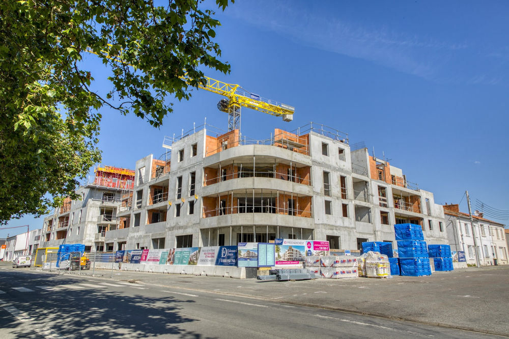 Avancement du chantier de la résidence Esprit Dock à La Rochelle
