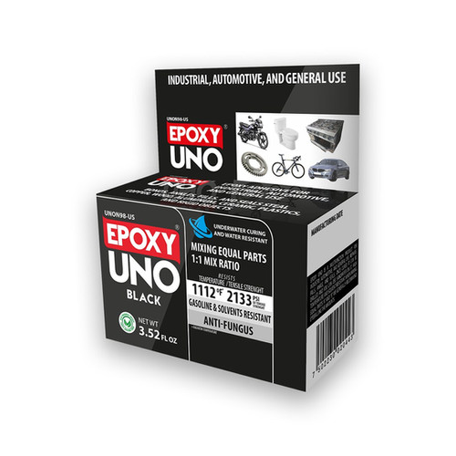 Fusion Epoxy Black Label UNON98-US Paquete de 2 adhesivos epoxi negros ...