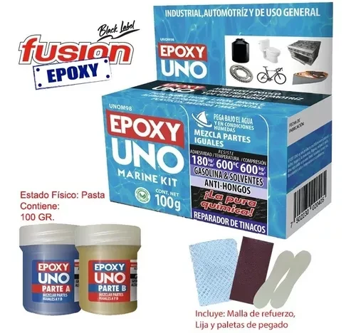 Adhesivo Epoxy Uno Fusion 100gr Marine Kit | Brico Depot Panamá