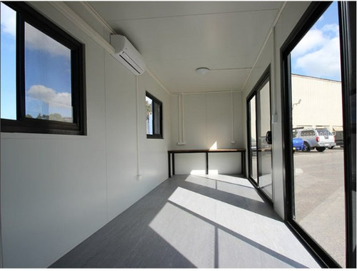Shipping Container Office Plan: office for a 40 feet container