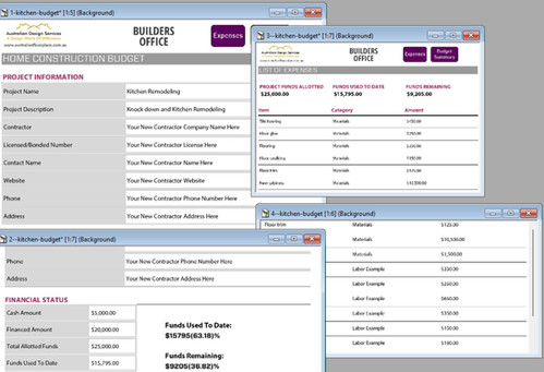PDF- Kitchen remodel cost calculator / Planner - Building/ Bids Control ...