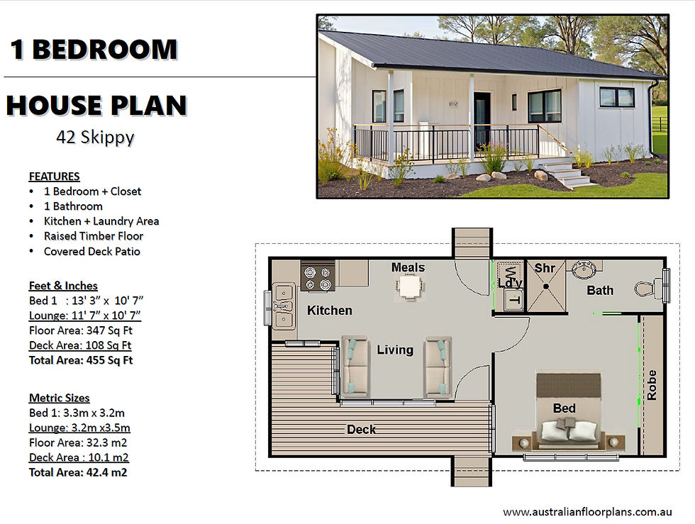 House Plans: One-Bedroom, Small & Tiny Homes, and Granny Flats ...