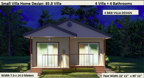 Small Villa Home Design: 85.8 Villa | Australianfloorplans