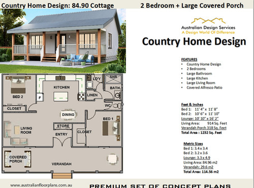 Country Home House Plan