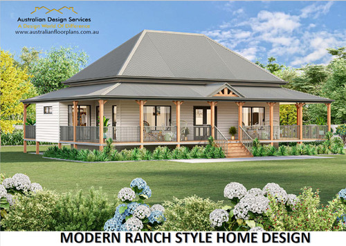 Lodge Home: Working Drawings 4 Bedroom House Plans | Australianfloorplans