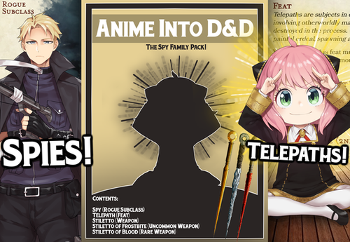 The Spy Family Pack! | Anime into D&D!