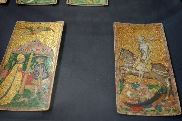 Cartas de jogar da Era Medieval e Renascença