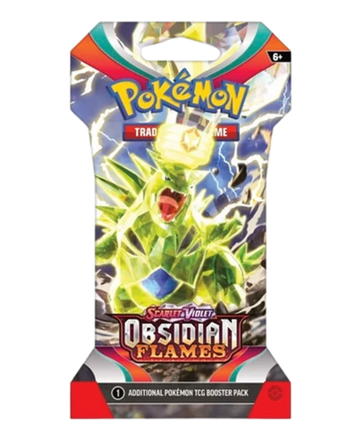Pokemon TCG - Obsidian Flames Sleeved Booster Pack | Pokemon Cards India