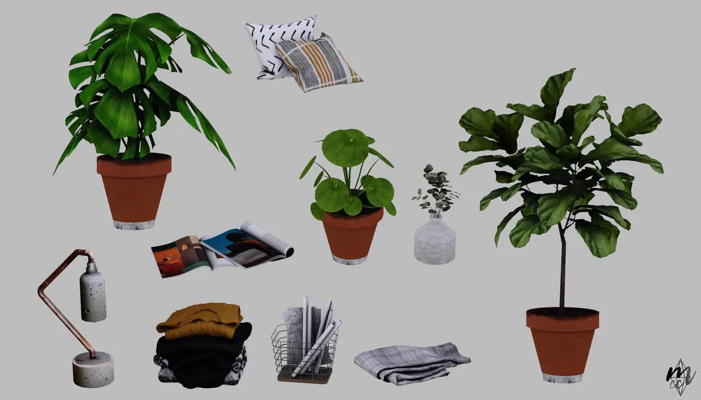 Novvvas - Loft Life Set