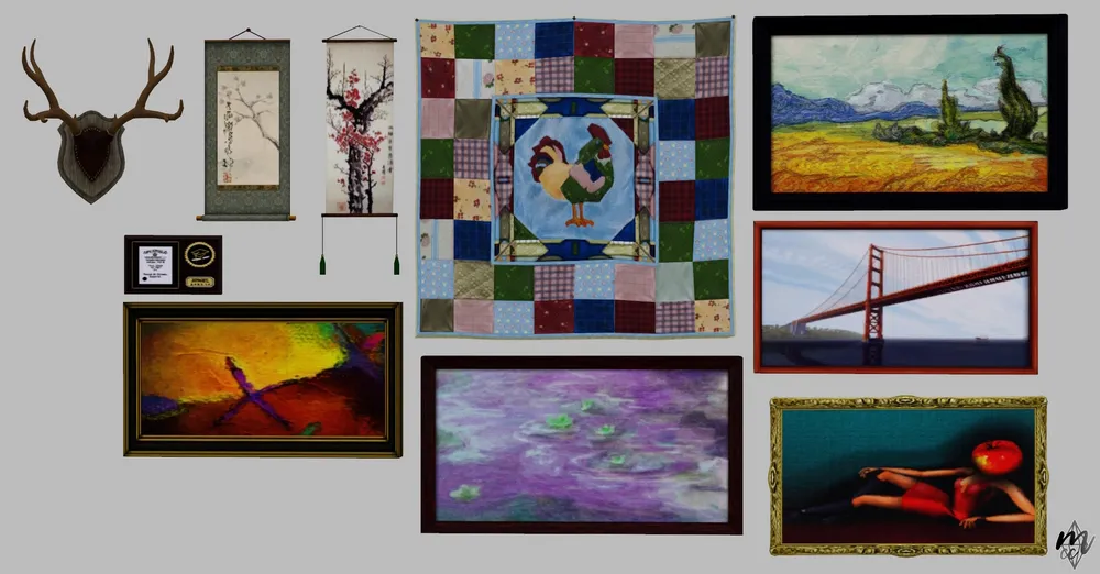 The Sims 2 Wall Decor - Pt. 10/15