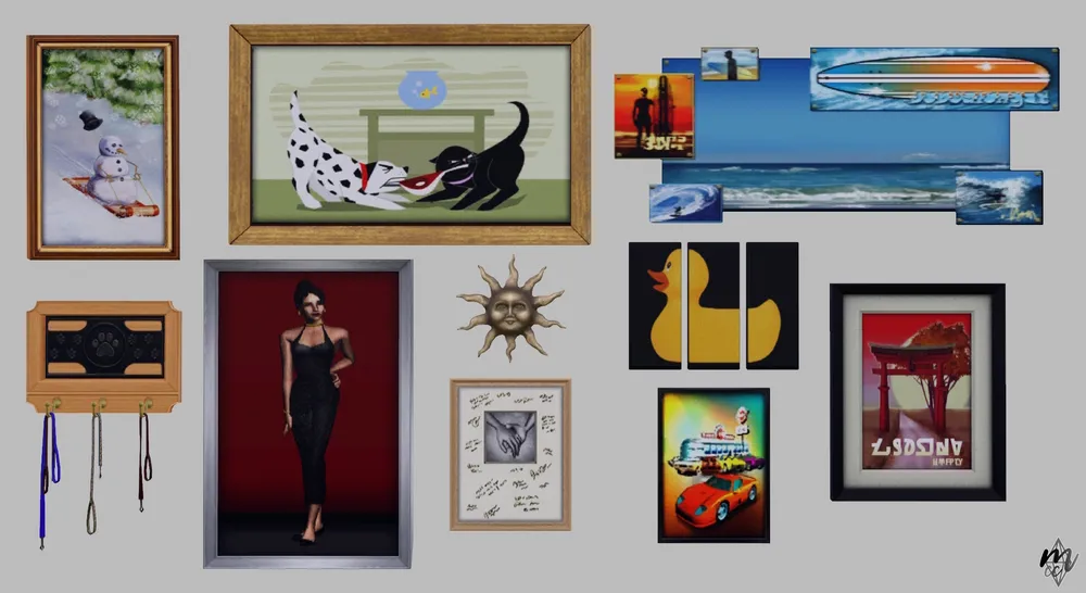 The Sims 2 Wall Decor - Pt. 6/15