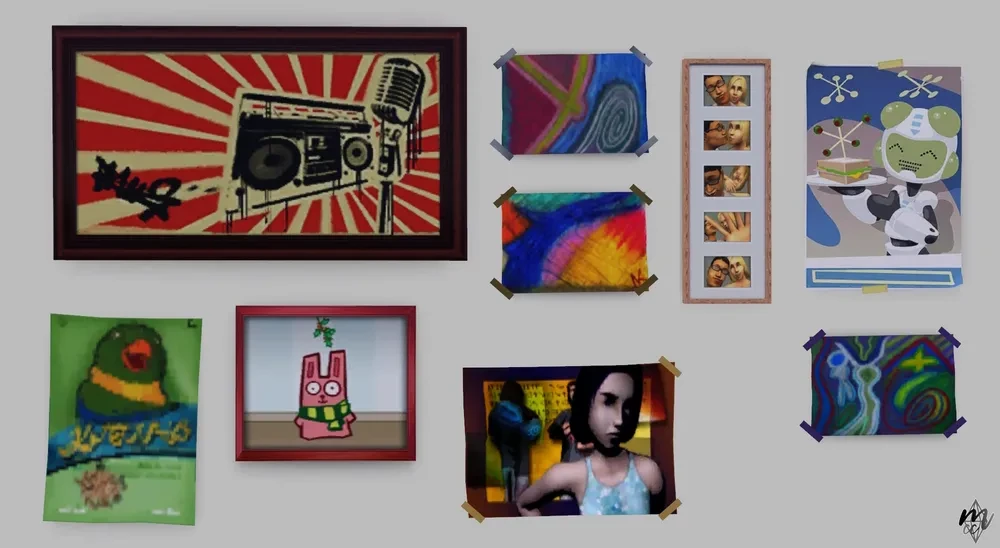 The Sims 2 Wall Decor - Pt. 1/15