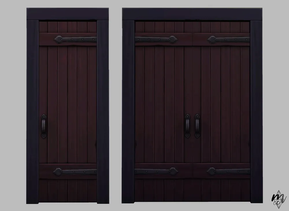 The Sims 4 Cats and Dogs - Good Ol' Barn Door + Peacemaker-ic’s edit