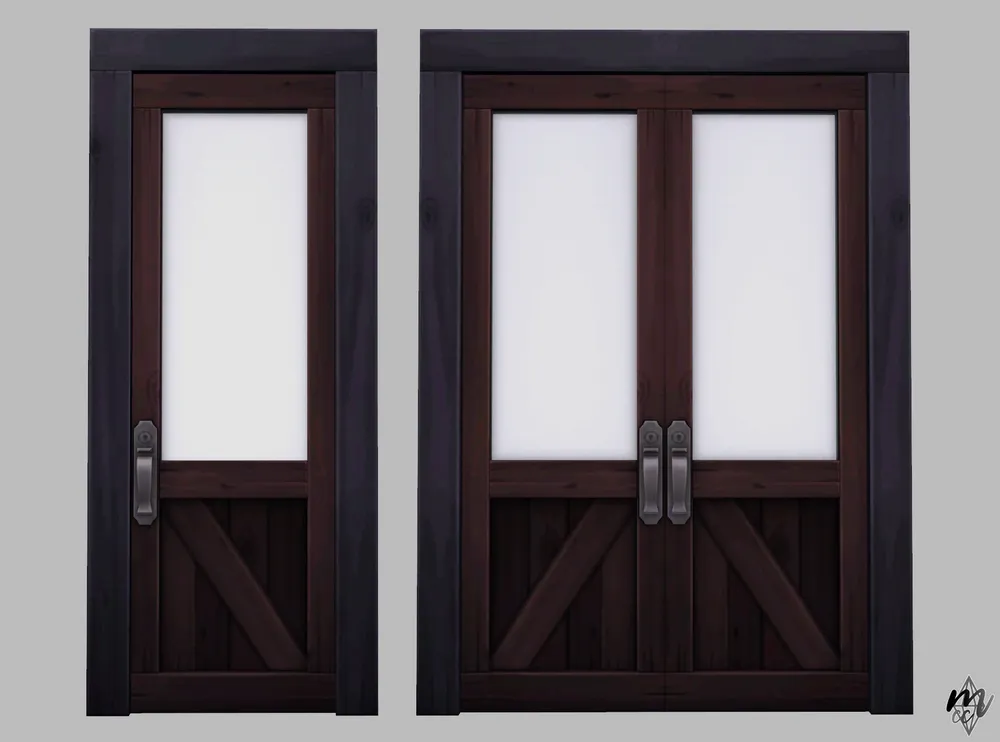The Sims 4 Cats and Dogs - Clear Ol' Barn Door + Peacemaker-ic’s edit