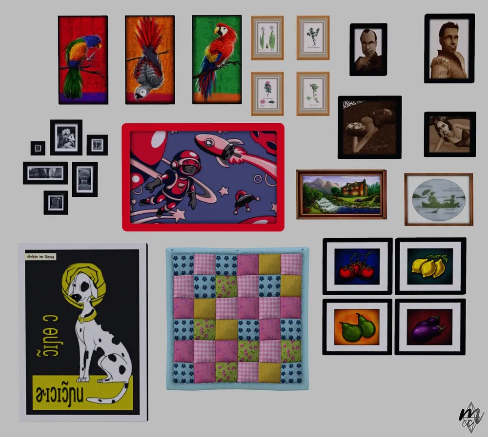 The Sims 2 Wall Decor - Pt. 8/15