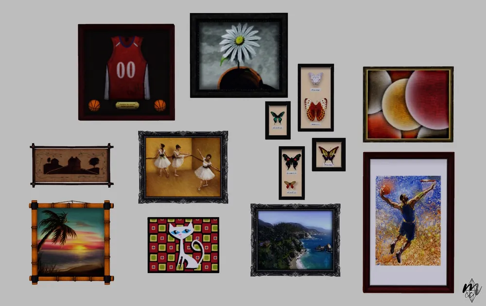 The Sims 2 Wall Decor - Pt. 7/15