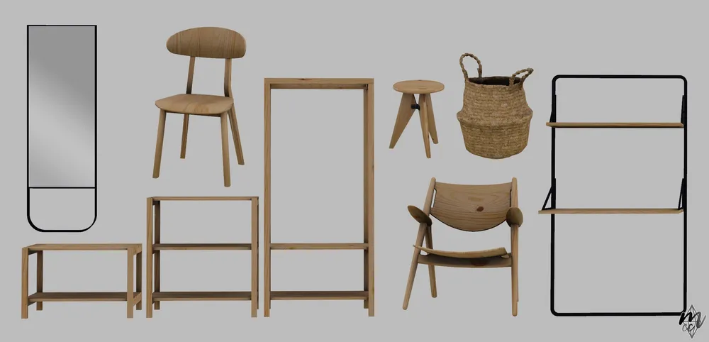 Novvvas - Loft Life Set