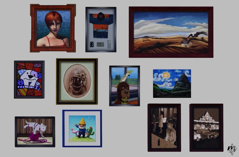 The Sims 2 Wall Decor - Pt. 5/15