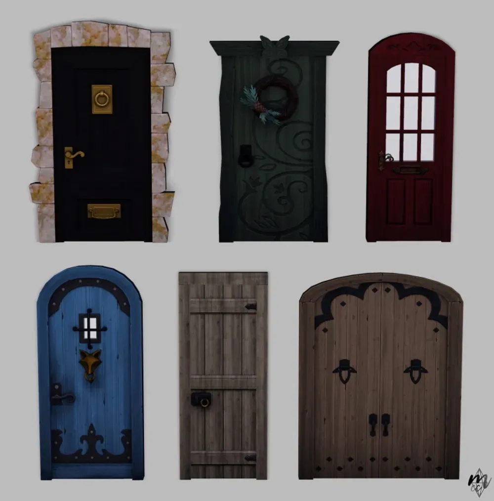 The Sims 4 Cottage Living - Build Mode | Doors