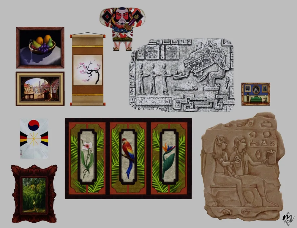 The Sims 2 Wall Decor - Pt. 11/15