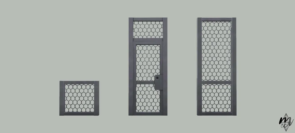 The Sims 4 Get To Work - Be Prepared-Security Gate and Fences