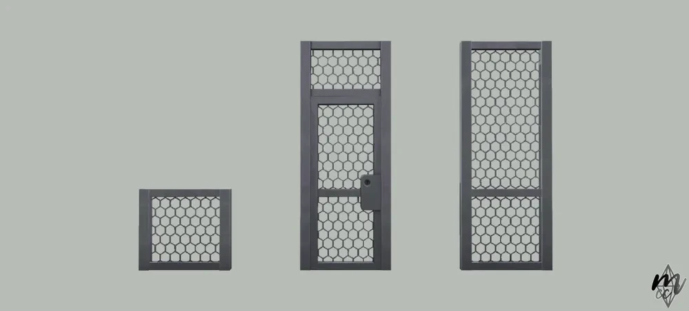 The Sims 4 Get To Work - Be Prepared-Security Gate and Fences