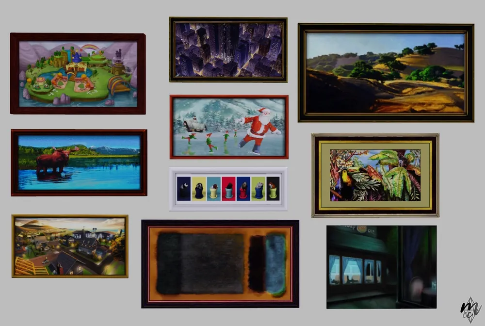 The Sims 2 Wall Decor - Pt. 9/15