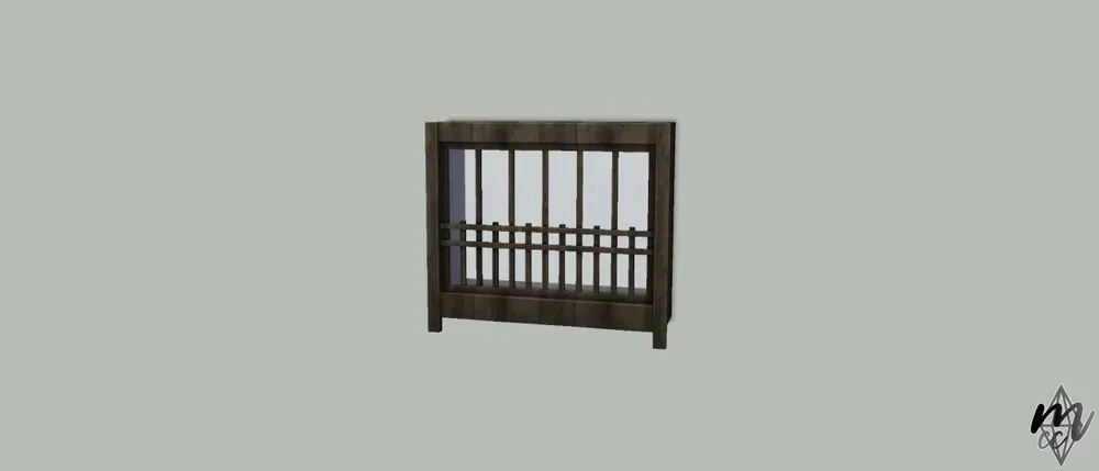 The Sims 4 Snowy Escape - Shoji Style Window In A Box