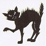GCP31 Black Cat Window Sticker | Pandemonium