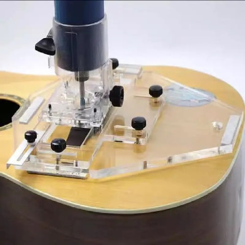 Saddle routing jig | Guitar Any Way
