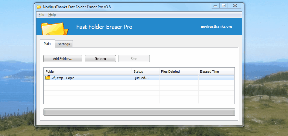 Fast Folder Eraser - suppression rapide et définitive de dossiers ...
