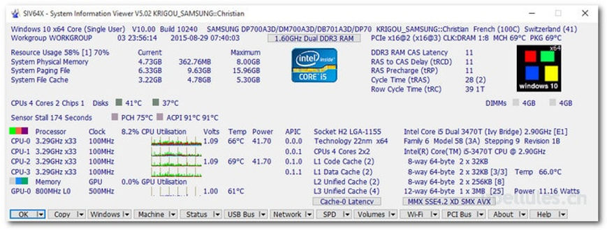 Siv System Information Viewer
