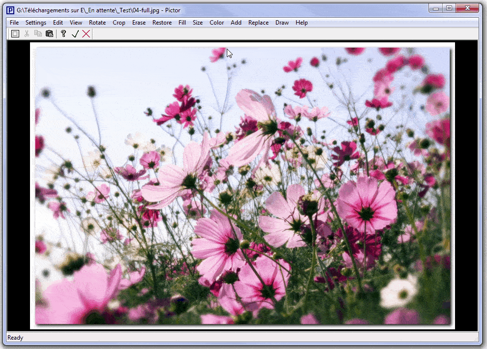 Pictor - petit éditeur d'images, simple et performant | libellules.net