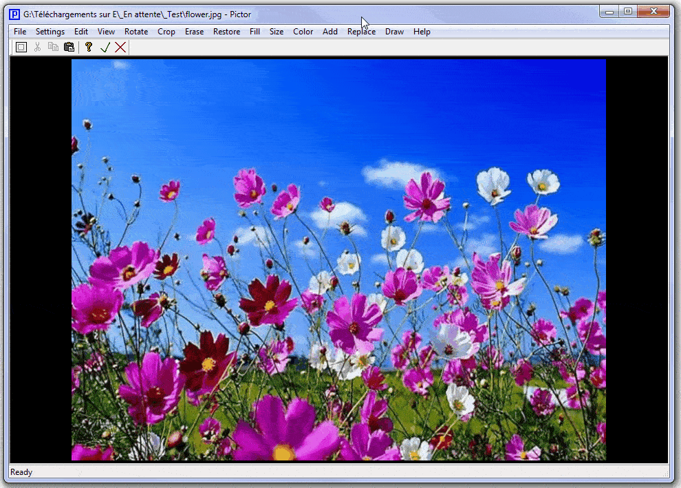 Pictor - petit éditeur d'images, simple et performant | libellules.net