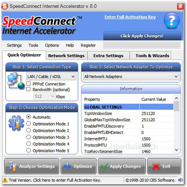 SpeedConnect optimise votre connexion internet