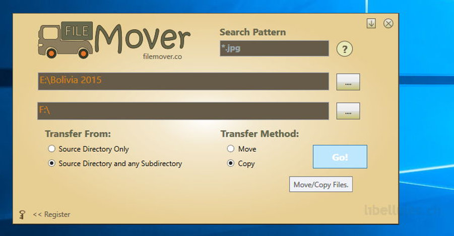 File Mover - application conçue pour déplacer ou copier automatiquement ...