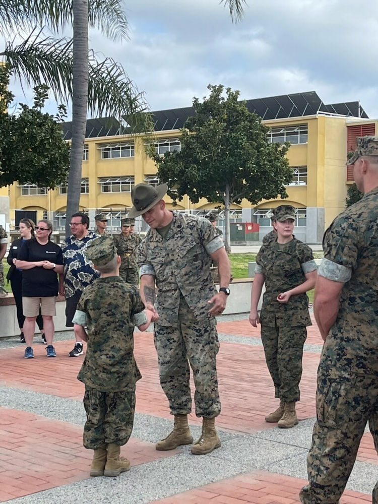 12 YEAR OLD BECOMES A MARINE! | Jonathan McCormick
