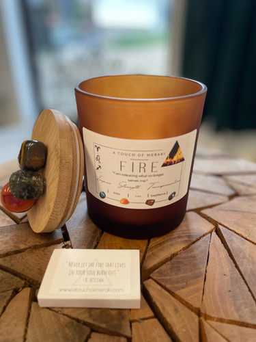 Fire element candle | A TOUCH OF MERAKI