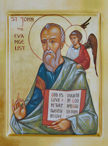 Icon Greetings Card - St John the Evangelist | Tamara Penwell Icons