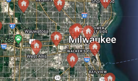 Wisconsin Community Tree Map