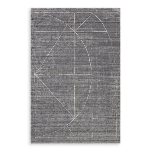 Costilla, Gray Rug | Sterling & Maple