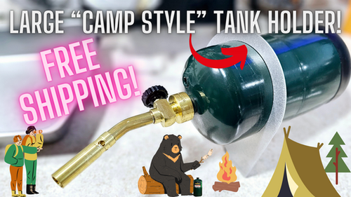 PROPANE TANK HOLDER FOR CAMP STYLE TANKS | EP INTEGRATIONS