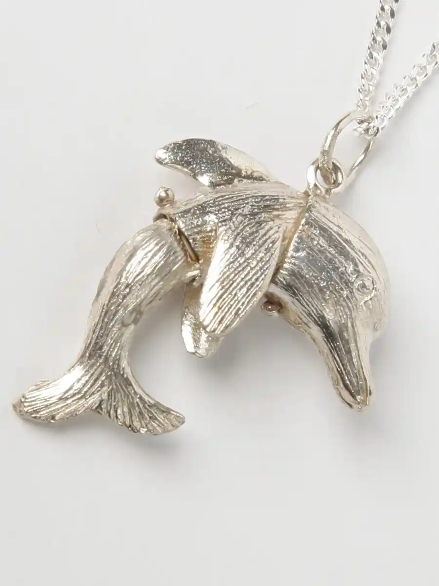 Dolphin - Sterling Silver Pendant Necklace | Thomas Fortin