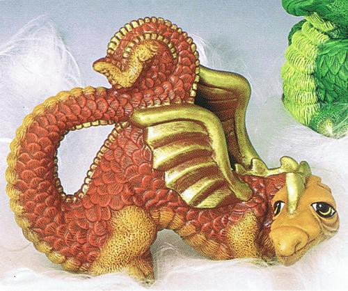 C-1891 Laying Dragon 12.5"L x 6"T | RAD Ceramics