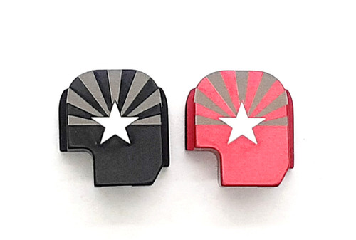 Sig Sauer P365 slide plate - Arizona State Flag | laseroneengraving