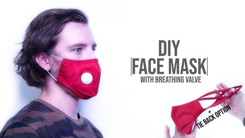 Face Mask + Breathing Valve Pattern (Download) | ProperFit Clothing